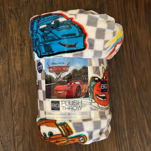 The Big One | Bedding | The Big One Cars Movie Oversized Plush Throw ...